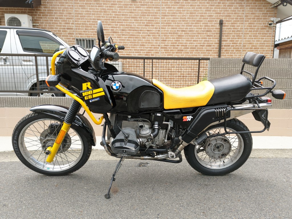 #BMW R100GS original rear wheel 2.50×17ak long bend less AKRONT 1992 ...